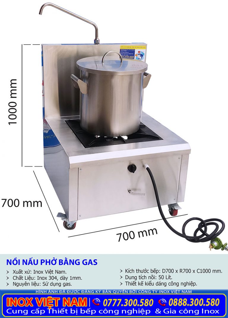 Đơn Vị Sản Xuất Xoong Inox, Nồi Inox 304 Công Nghiệp Dùng Gas